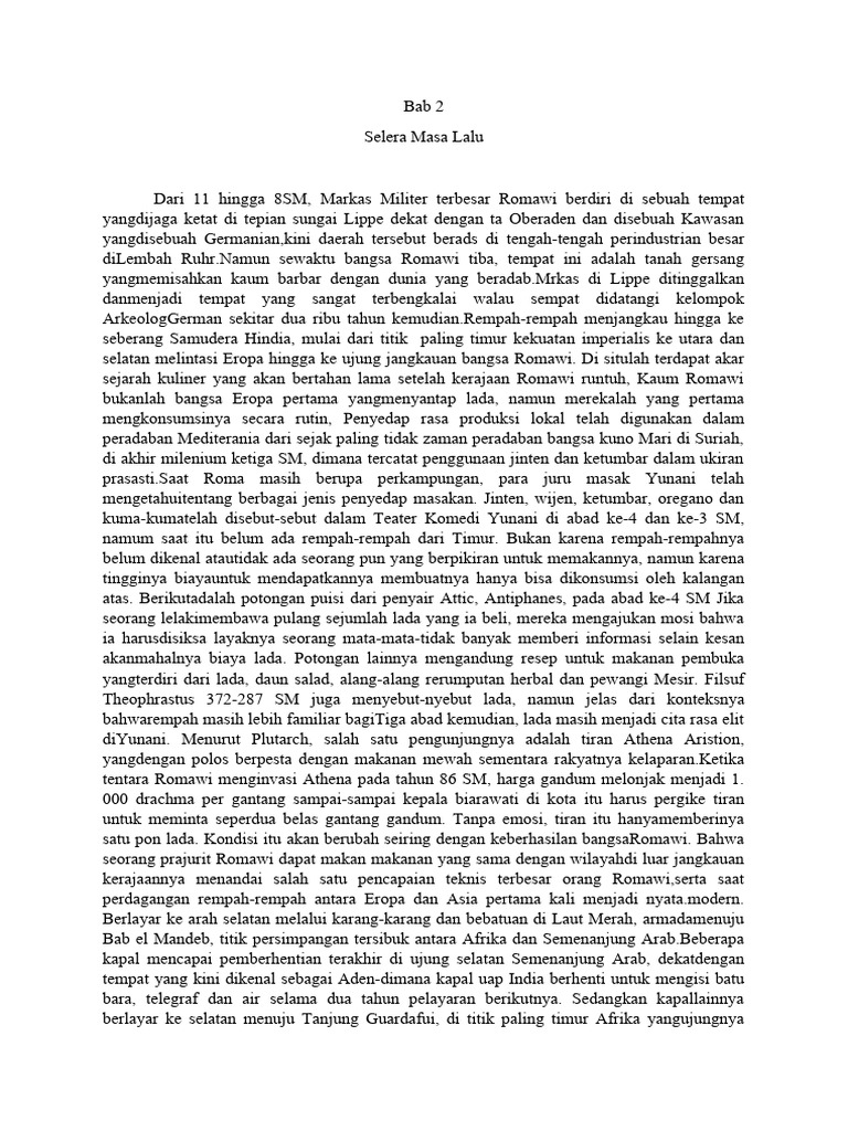 Resume Bab II Sejarah Rempah | PDF