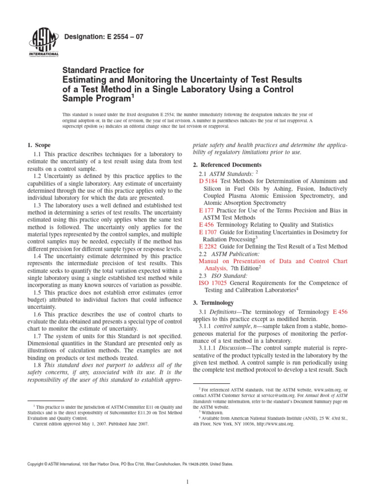 ASTM E2554 3347 (Re | PDF