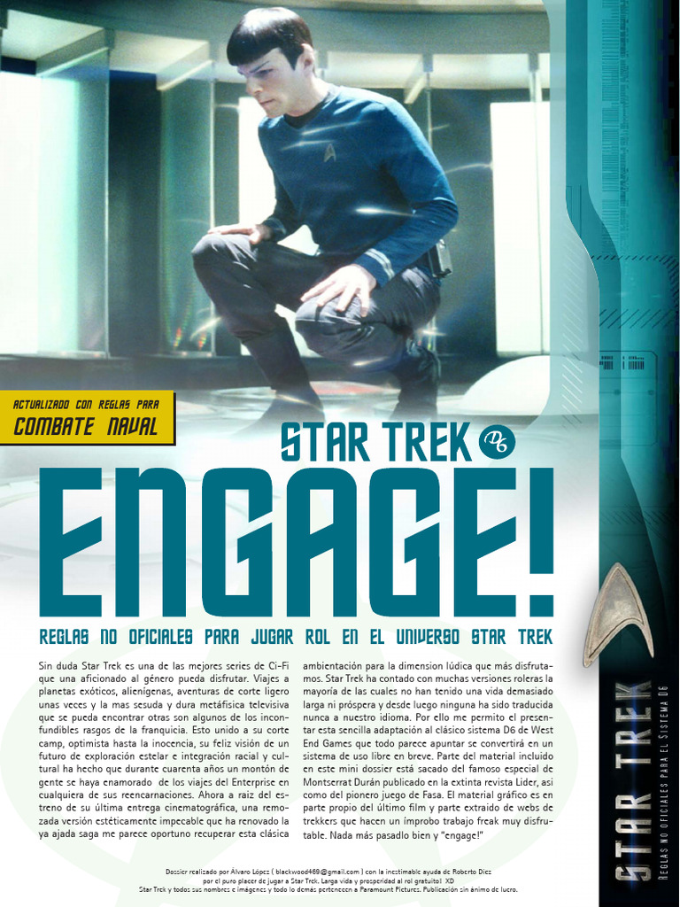Reglas D6 para Rol en Star Trek | PDF | Juegos y actividades