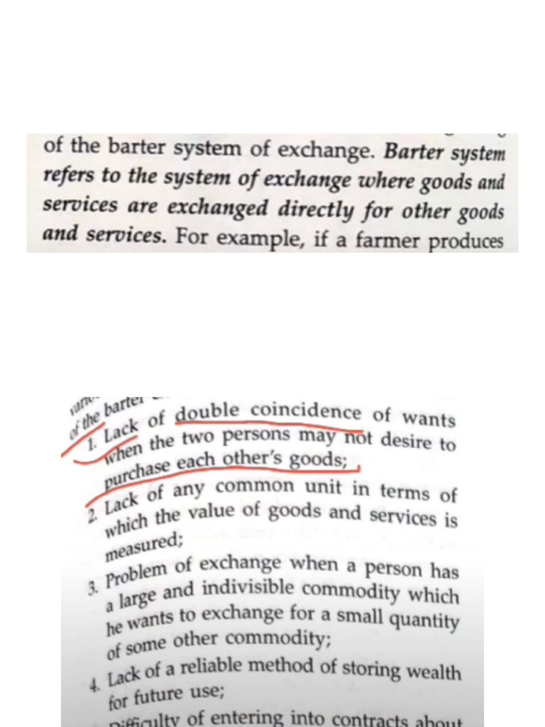 ISC Economics - Money | PDF