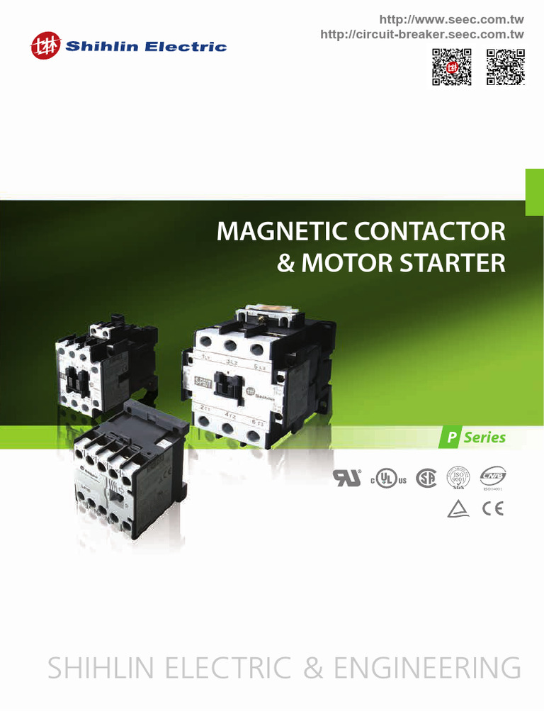Magnetic Contactor & Motor Starter: Series | PDF | Metrology | Components