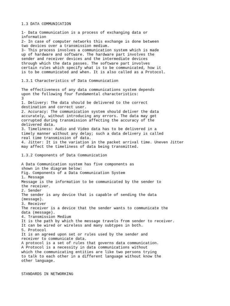 Computer Network Pdf Osi Model Duplex Telecommunications