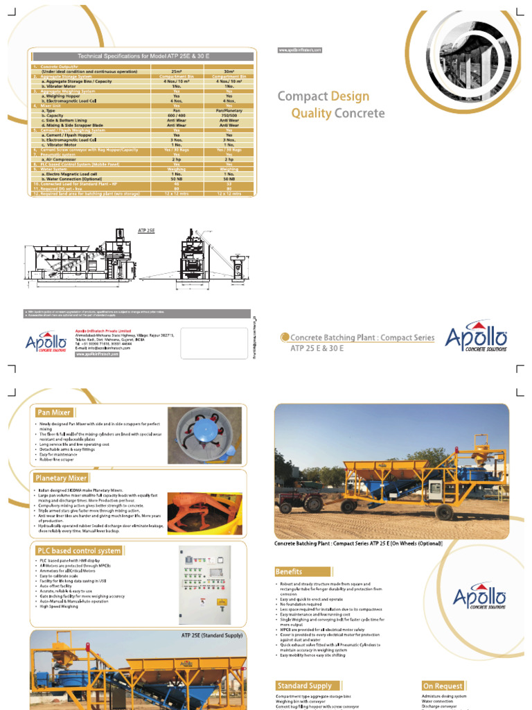 3mobile Concrete Batching Plant | PDF