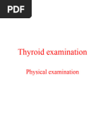Thyroid Status Examination OSCE Guide | PDF | Thyroid | Neck