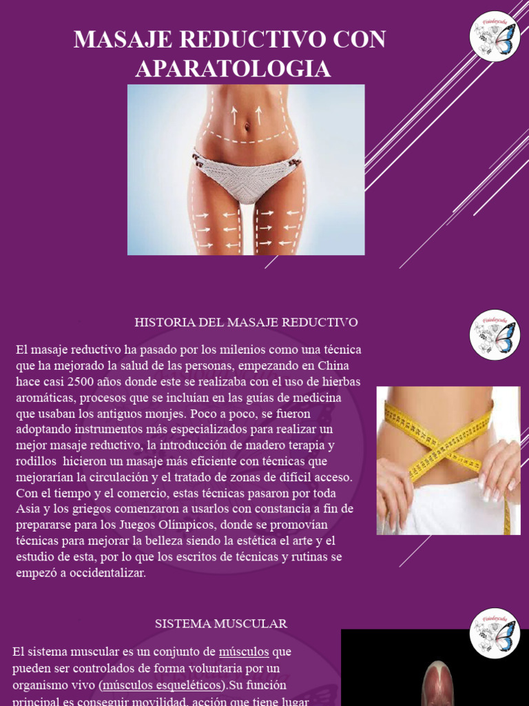 Masaje Reductivo | PDF | Músculo esquelético | Tejido adiposo
