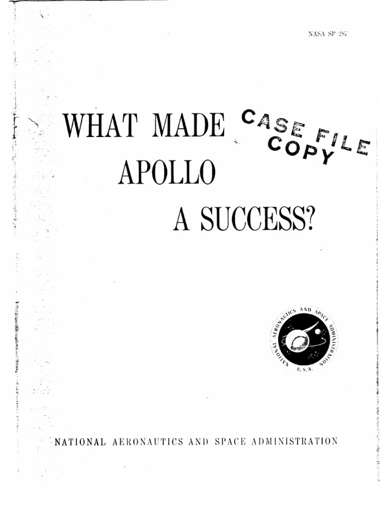 What Made Apollo: A Success? | PDF | Apollo (Spacecraft) | Apollo Lunar ...