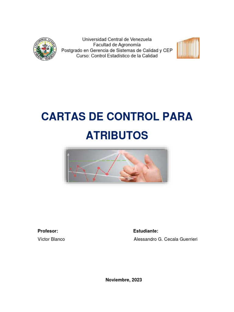 Cartas de Control para Atributos en Calidad | PDF