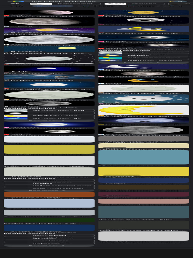 Animated Moon Clipart Collection | PDF | Moon | Animation