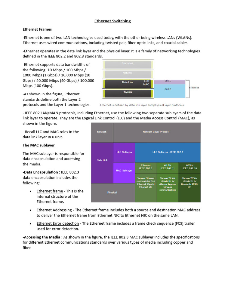 7-Ethernet Switching | PDF
