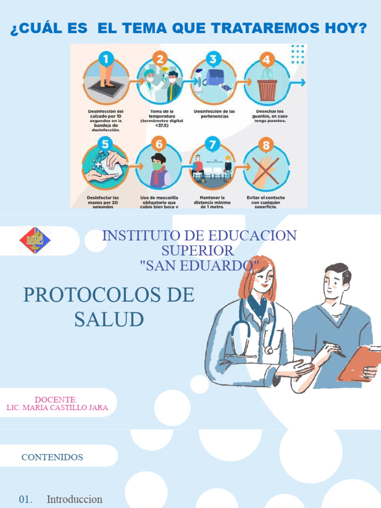 Semana 12 - Protocolos de Salud | PDF | Enfermería | Medicina