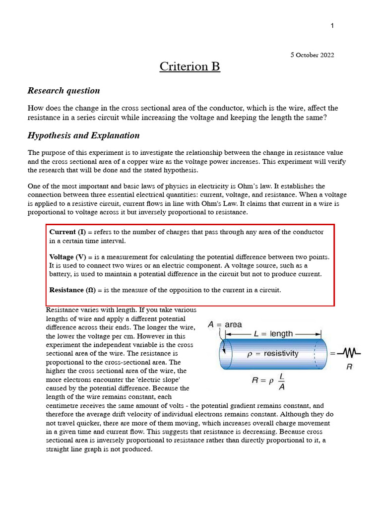 Criterion B Lab Report | PDF