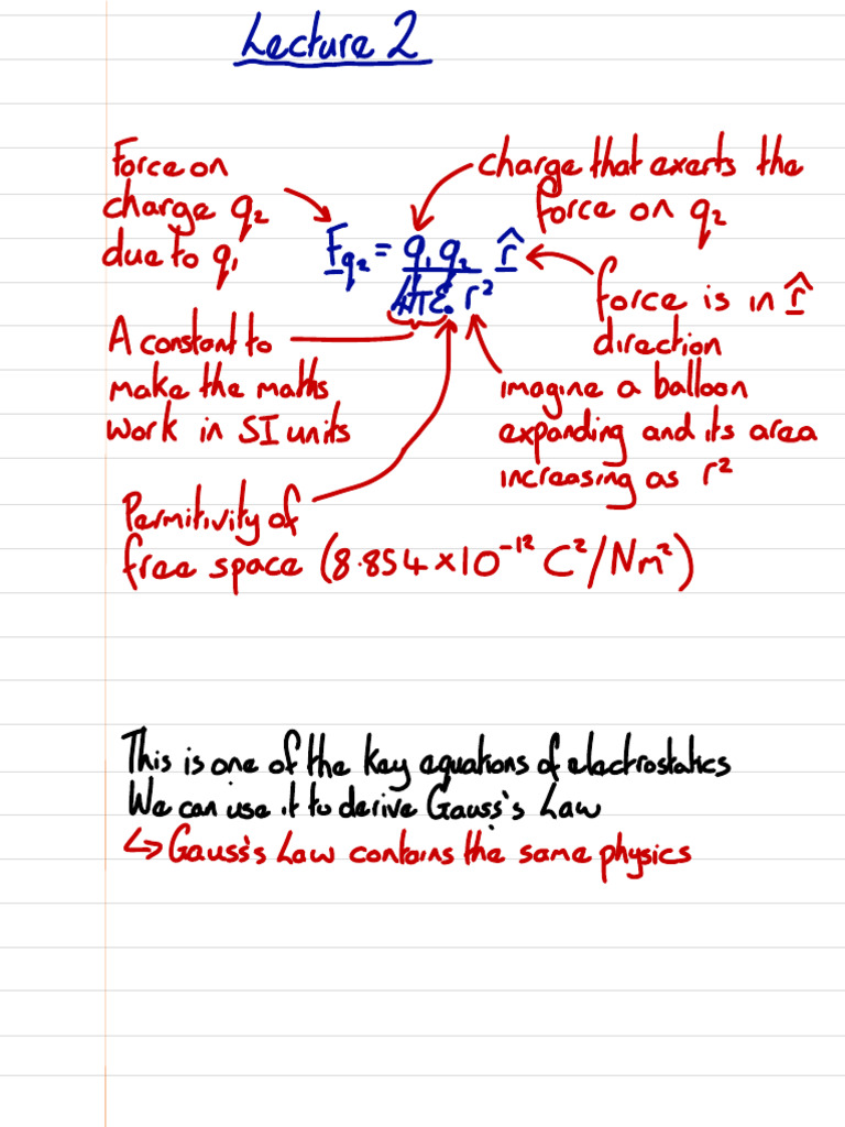 Lec 2 - E-Field | PDF | Electric Field | Physics