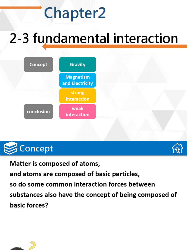 2-3 Fundamental Interaction - 01-12 | PDF | Gravity | Newton's Law Of ...