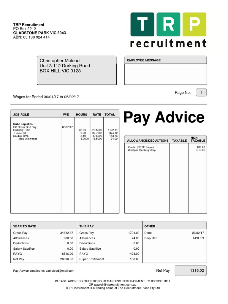 Payslip | PDF | Personal Finance | Public Finance