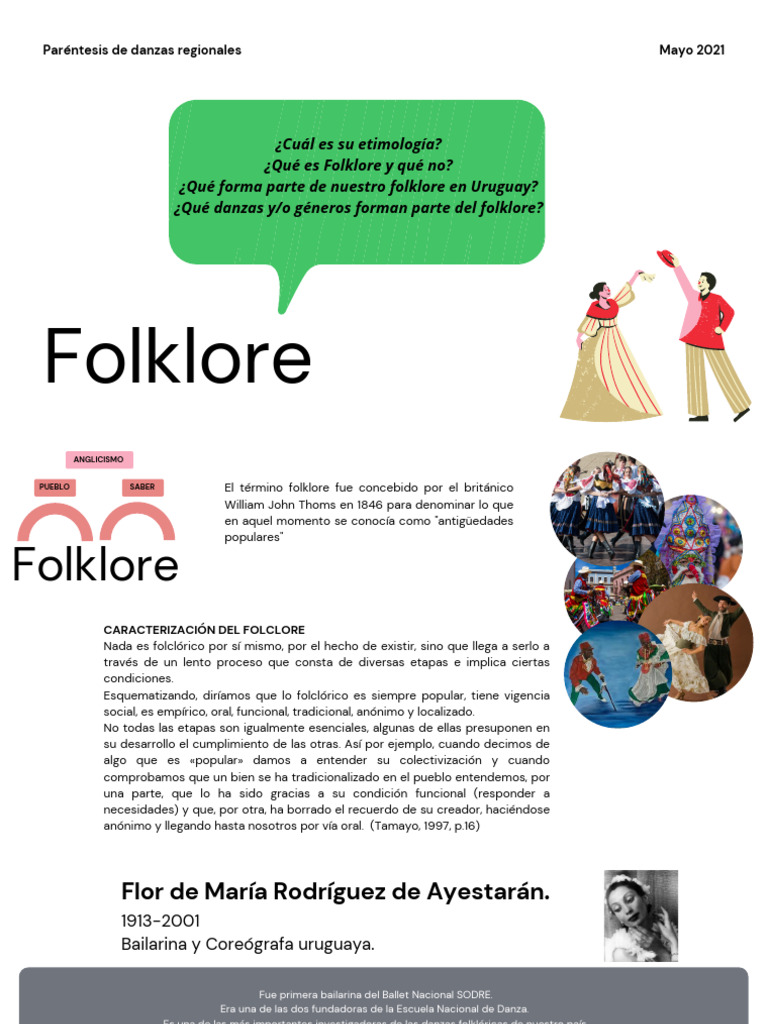 PDF Folklore - Agostina | PDF | Bailes | Folklore