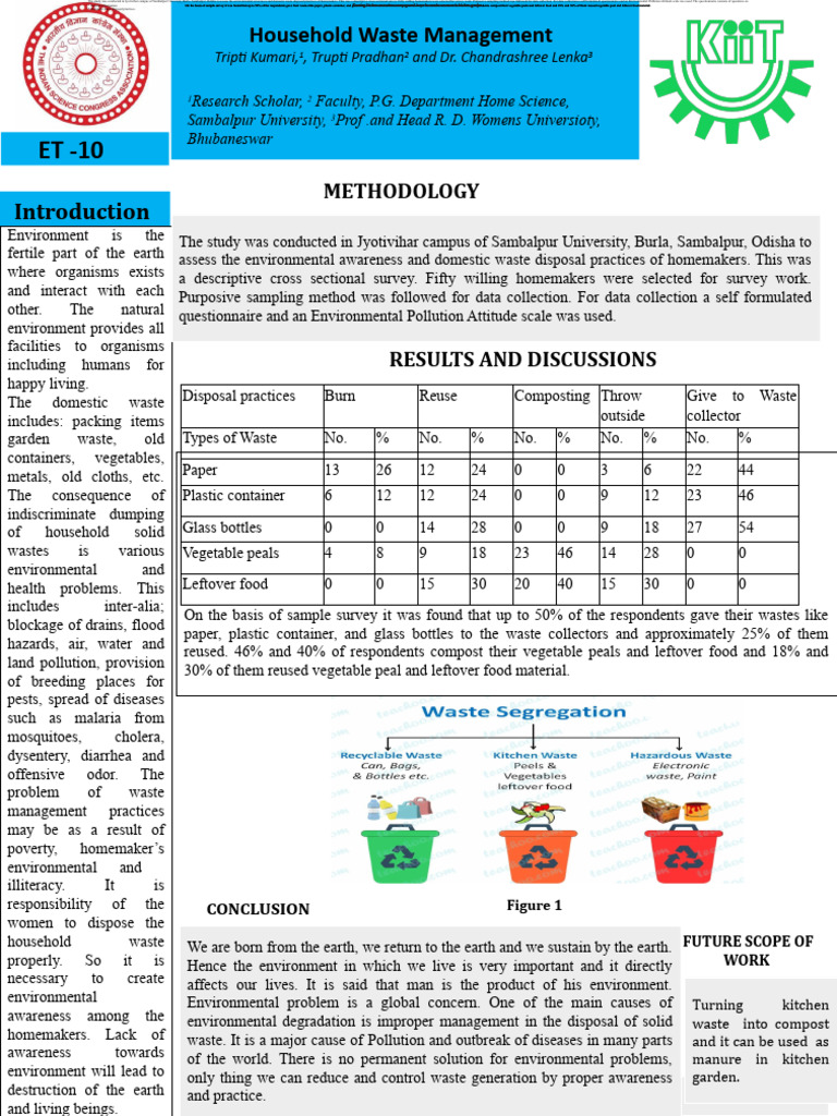 Household Waste Disposal Study | PDF | Waste | Waste Management