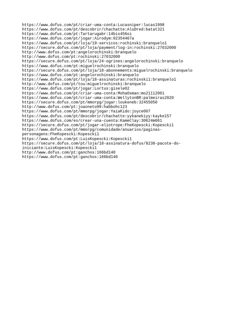 Url Login Pass | PDF