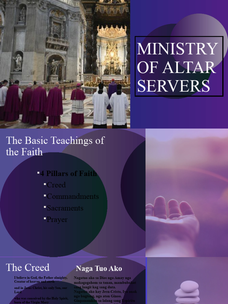 MINISTRY OF ALTAR SERVERS Manual | PDF