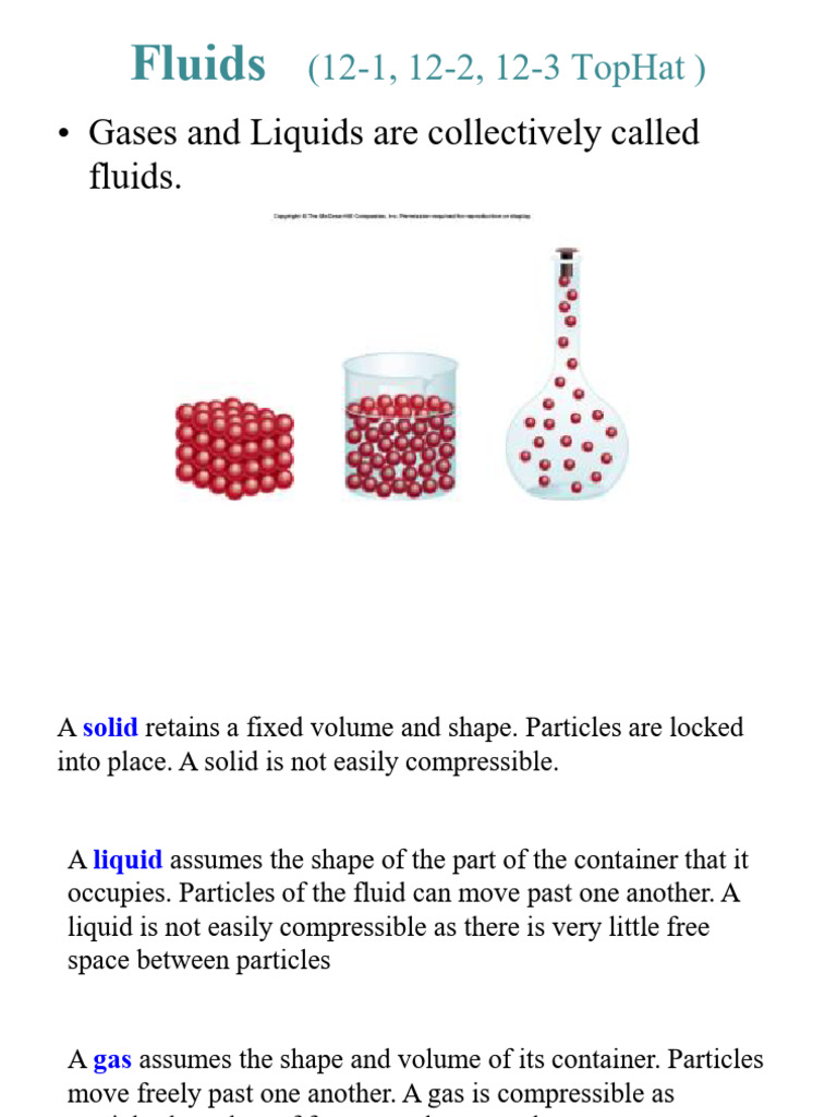 Density and Pressure - Fluids - Javed-V2 | PDF | Atomic Nucleus | Atoms