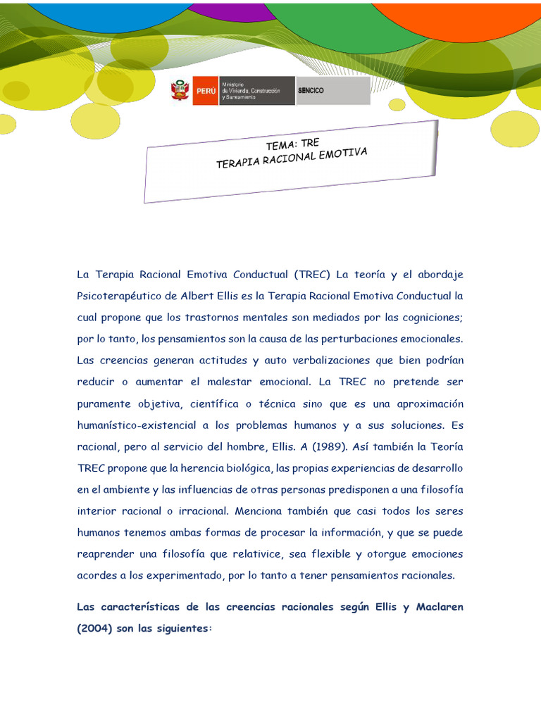 Separata 5 Etica y Liderazgo | PDF | Terapia racional de comportamiento emotivo | Pensamiento