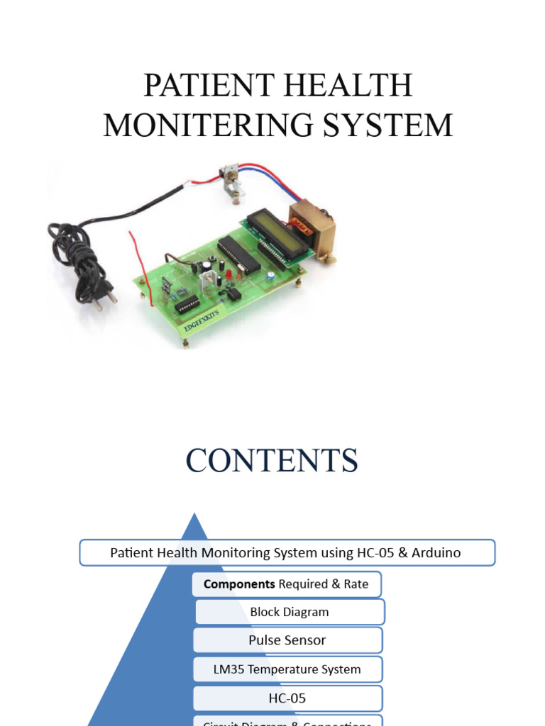 Patient Health Monitering System | PDF | Internet Of Things | Arduino