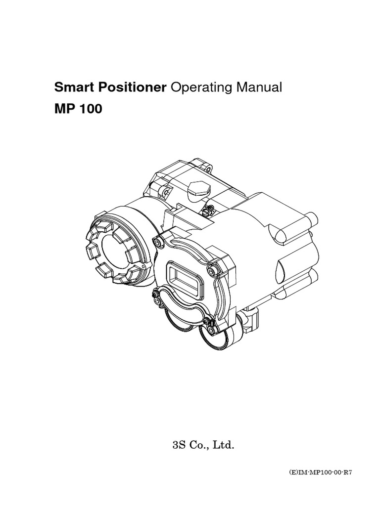 (E) IM-MP100-00 - R7 - Smart Positioner Operating Manual | PDF ...