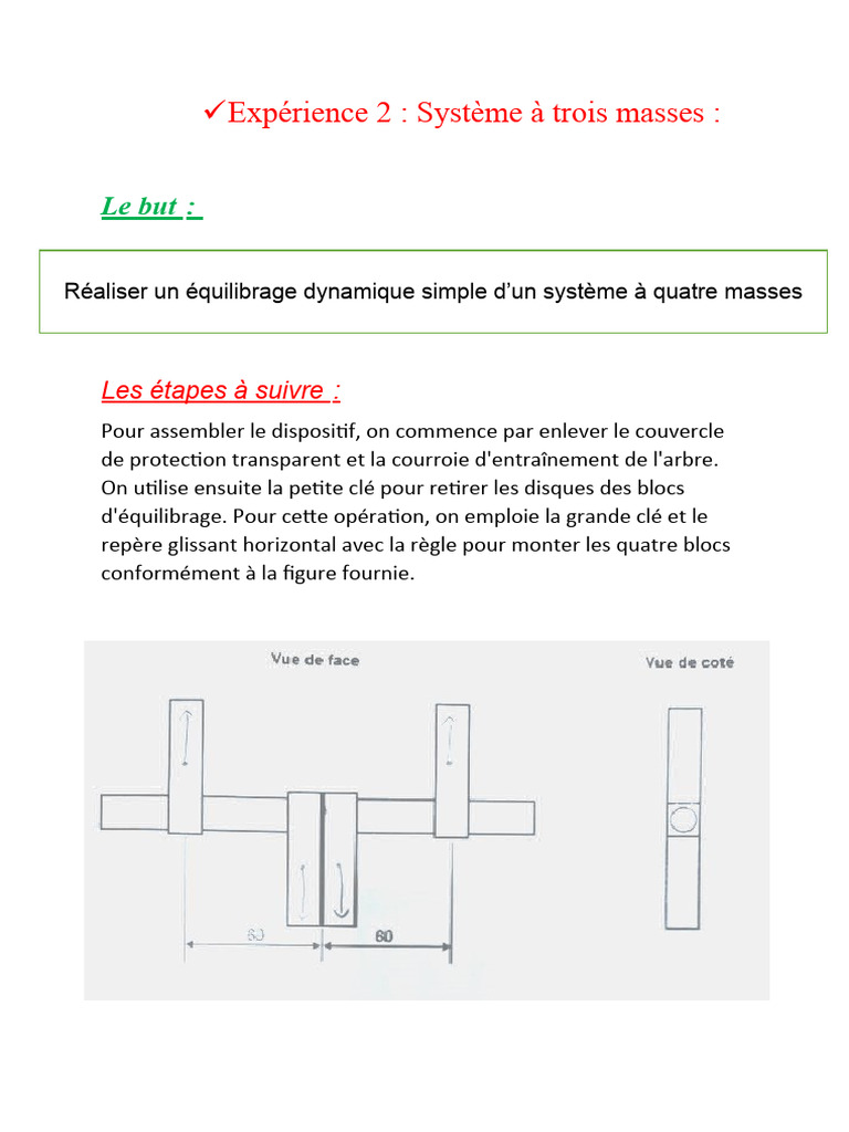 Équilibrage Dynamique des Masses | PDF