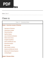 Class 11 Chemistry Notes | PDF