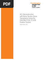 Endobutton™ CL Ultra: Fixation Device | PDF | Fixation (Histology ...