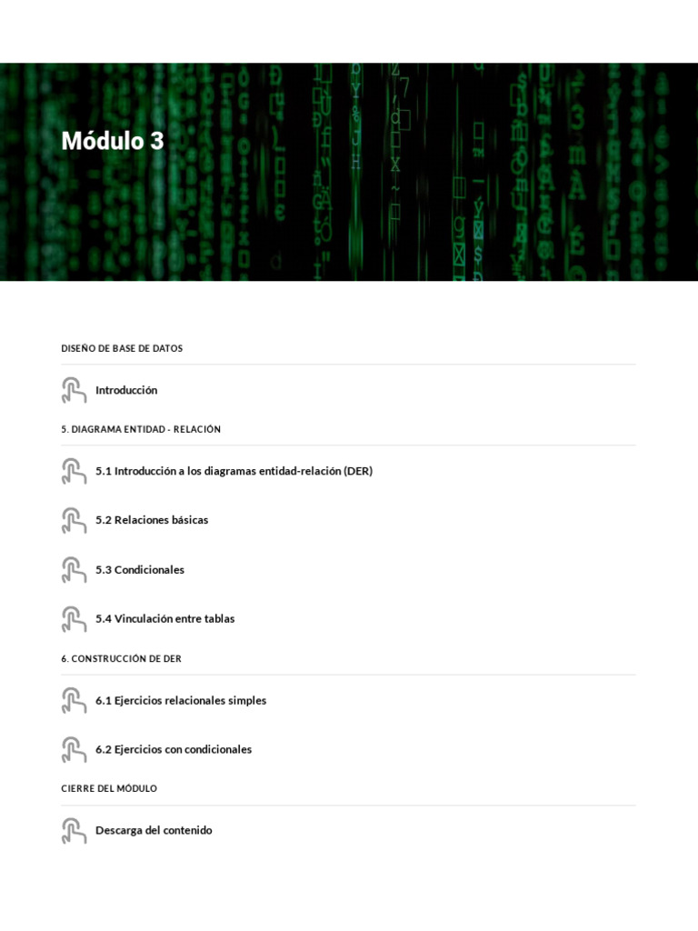 Módulo 3 Base de datos | PDF | Base de datos relacional | Bases de datos