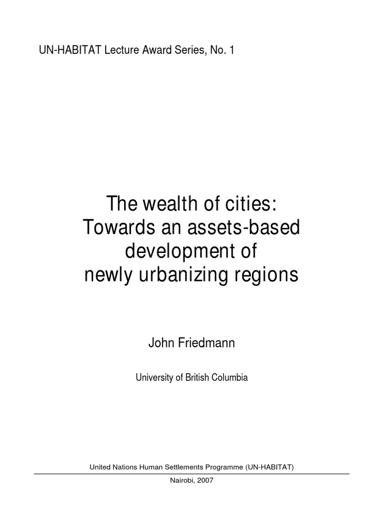 The Wealth of Cities - J.Friedmann | PDF | United Nations Human ...