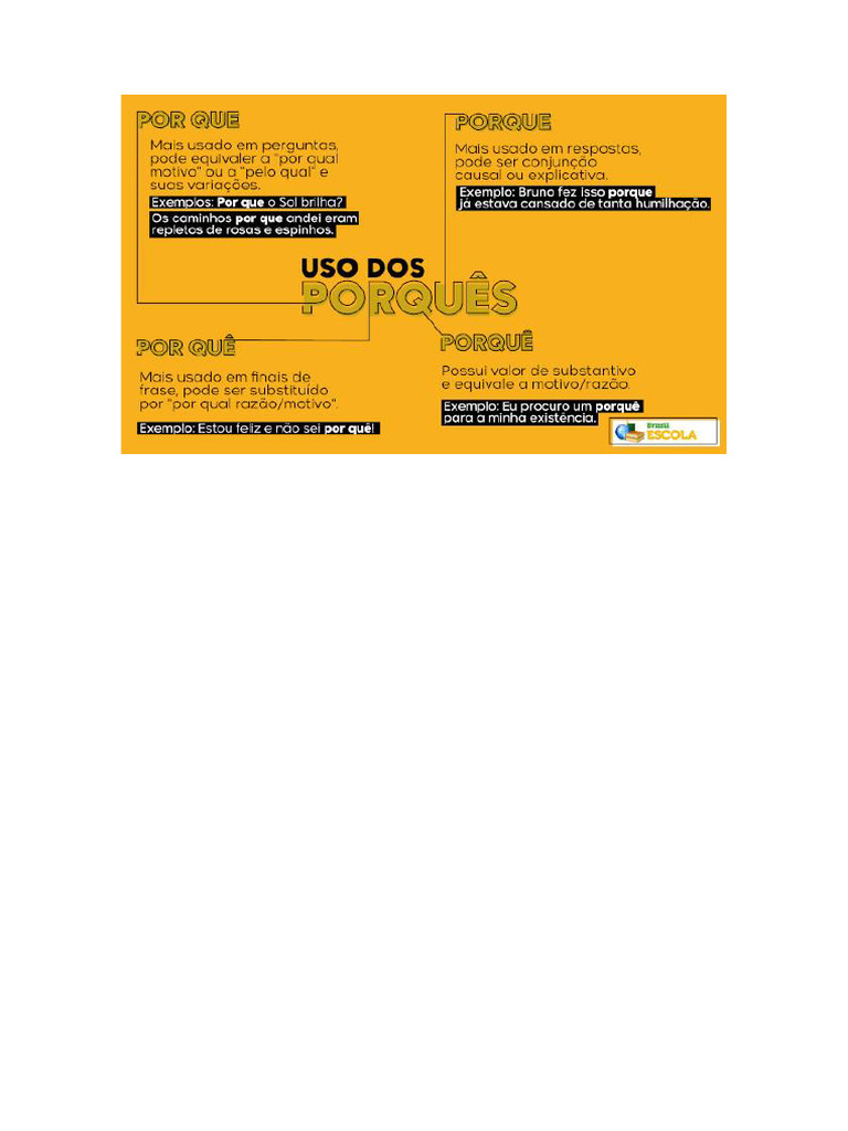 Uso Dos Porquês | PDF