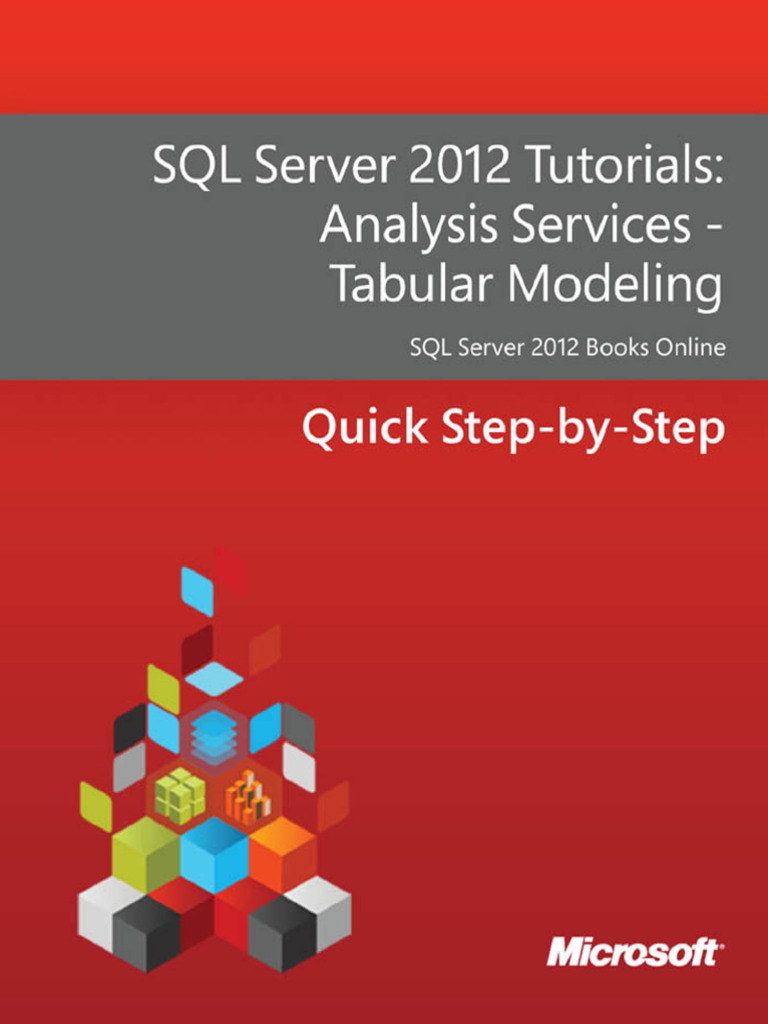 SQL Server 2012 Tutorials - Analysis Services Tabular Modeling | PDF