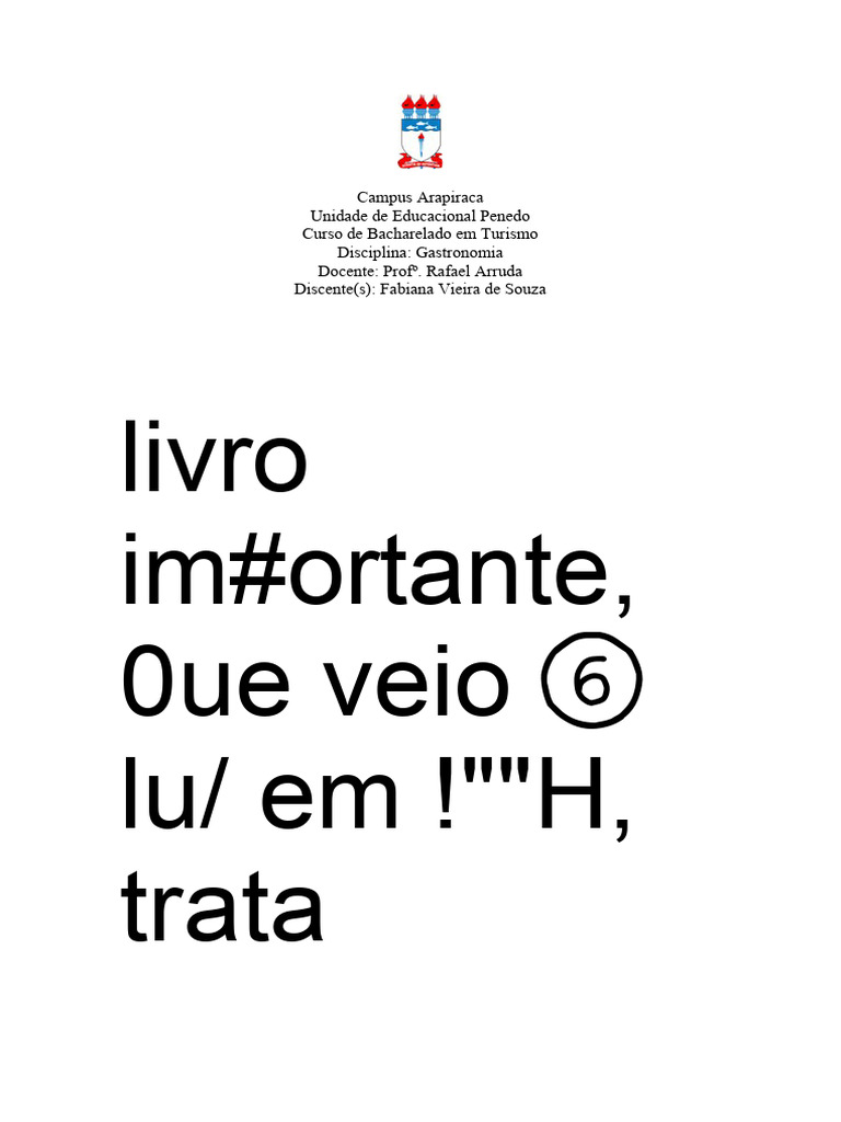 Capitulo 1 Comida Uma Historia Pdf Alimentos Comidas E Bebidas