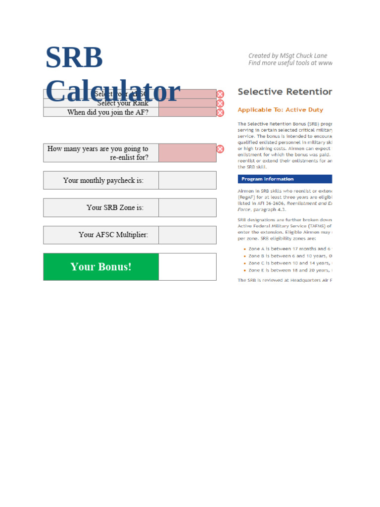 SRB Calculator | Download Free PDF | Aviation | Wing Configurations