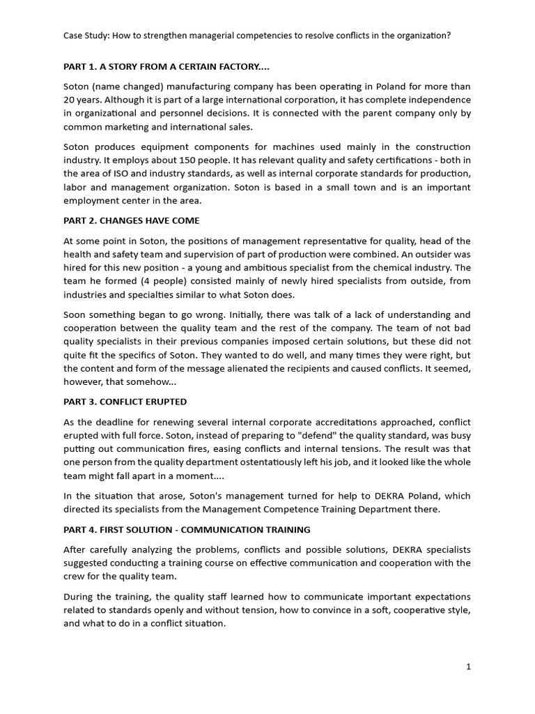 GM Communication Case Study | PDF