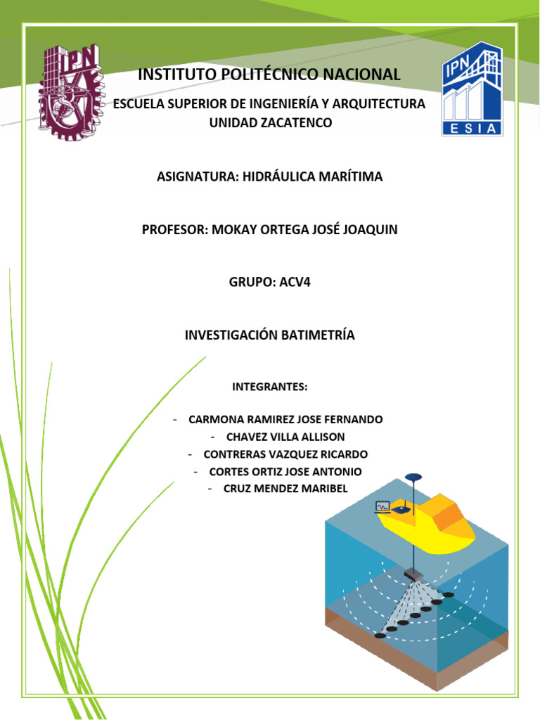 Investigacion y Cuestionario Batimetria | PDF