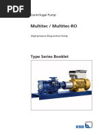 KSB Pump Multitec Spec | PDF | Pump | Chemical Engineering