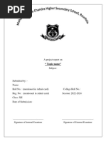 EVS Project Cover Page Design | PDF