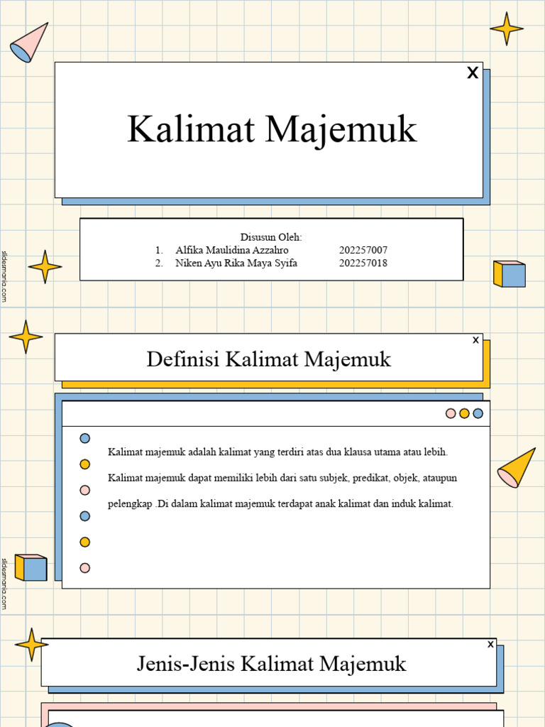 Jenis dan Ciri Kalimat Majemuk | PDF