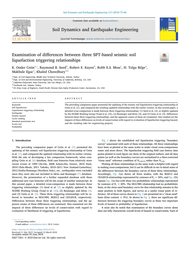 Soil Dynamics and Earthquake Engineering | PDF | Mechanics | Mechanical ...