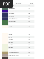 Ducati PAINT CODES | PDF