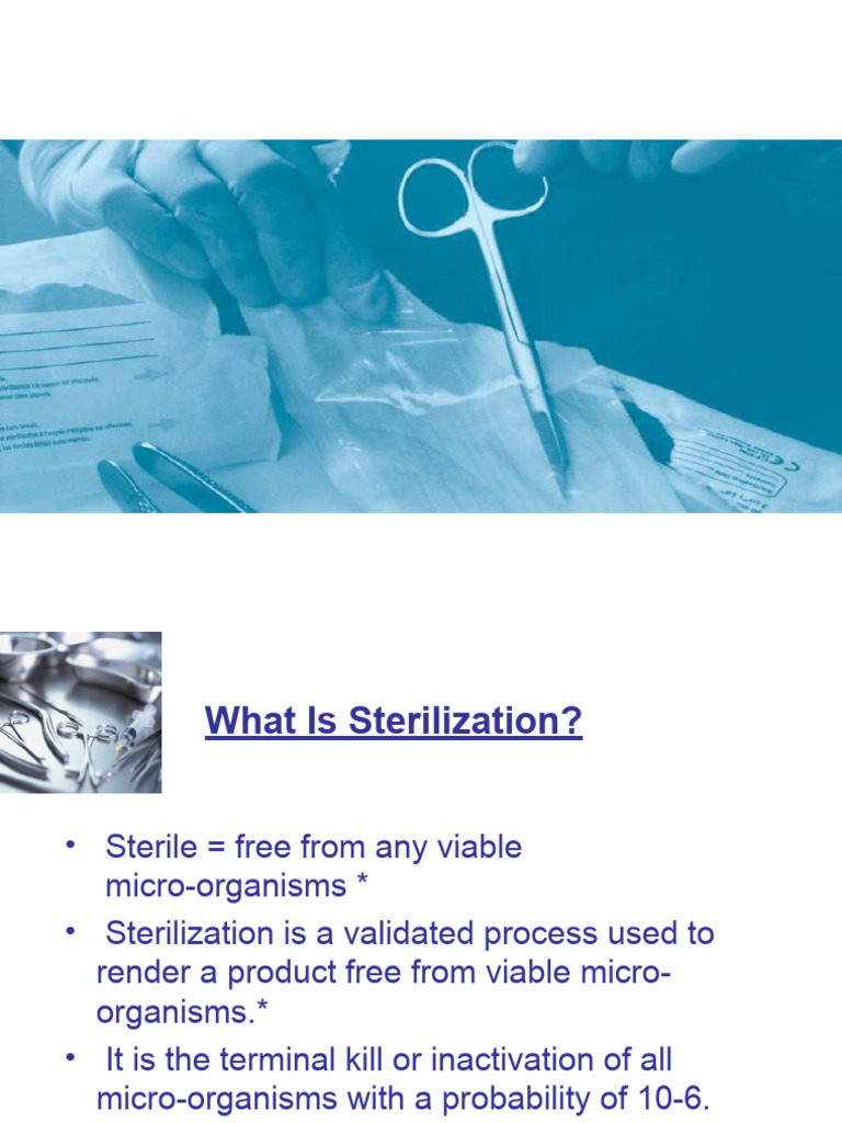 Sterilization Bases 1 | PDF | Sterilization (Microbiology) | Disinfectant