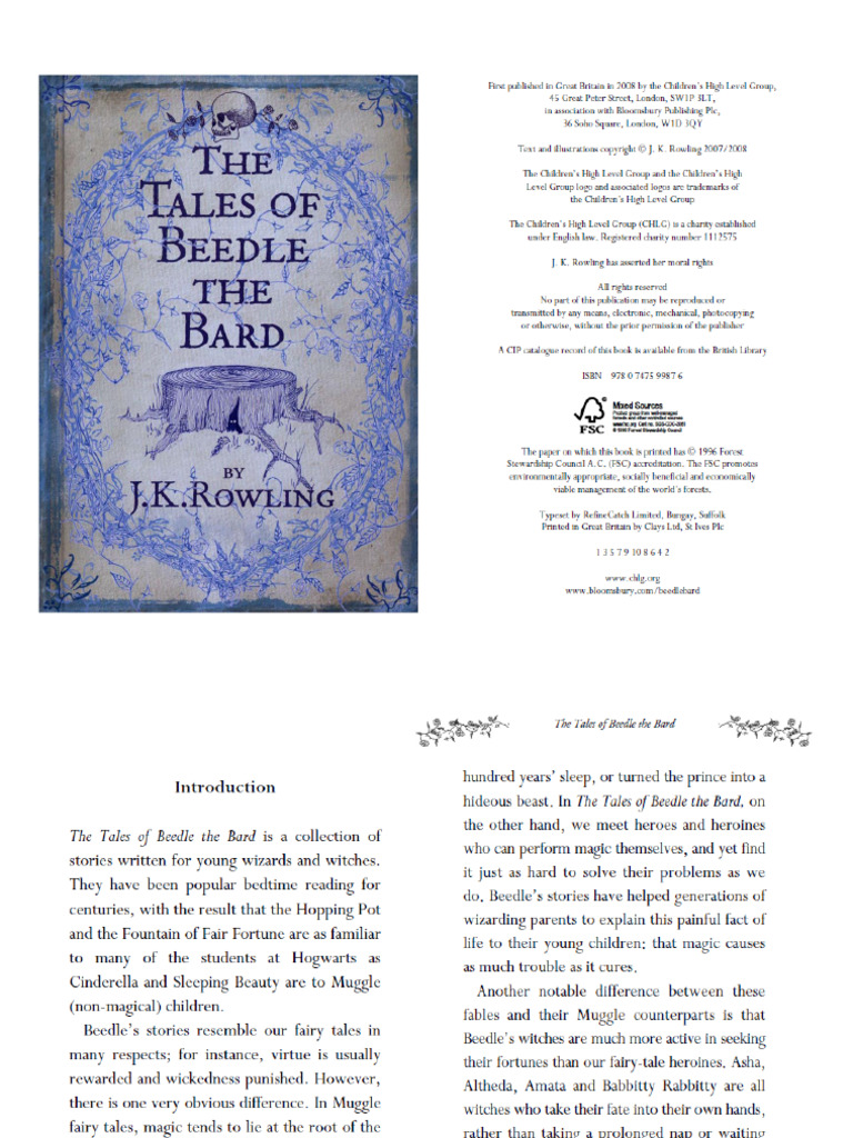 The Tales of Beedle The Bard | PDF