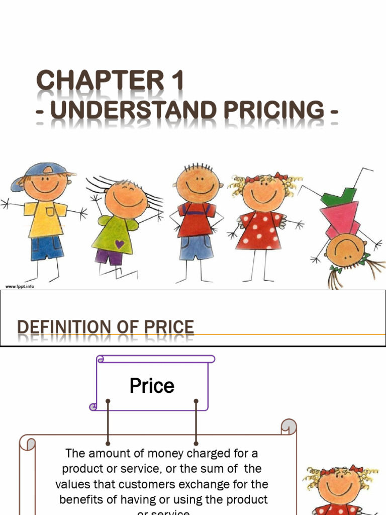 Chapter 1-Understanding Pricing | PDF | Prices | Pricing