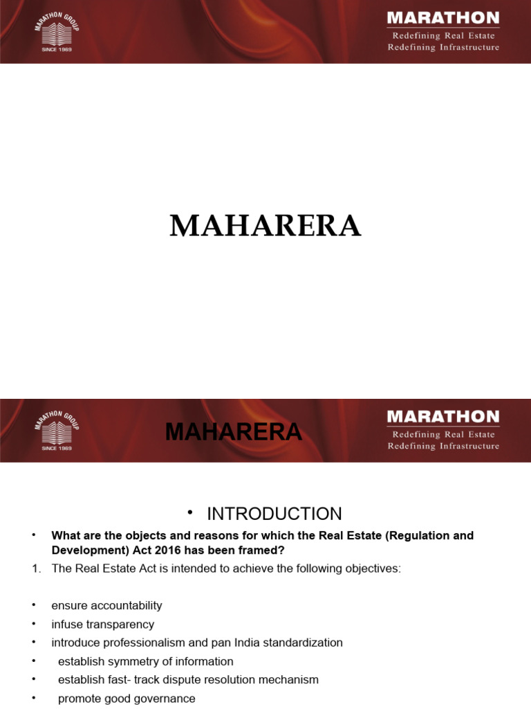 Maharera - 1 | PDF
