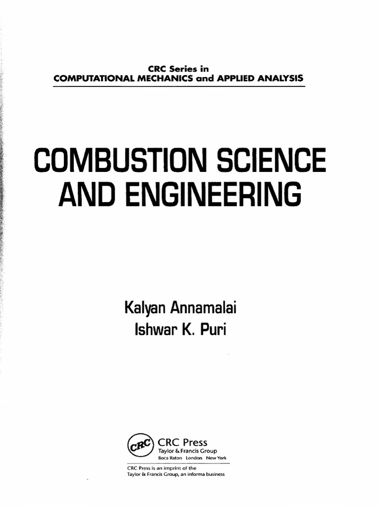 Combustion Science and Engineering | PDF