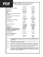 Bombay High Court Calendar 2026 | PDF | Holidays | Observances