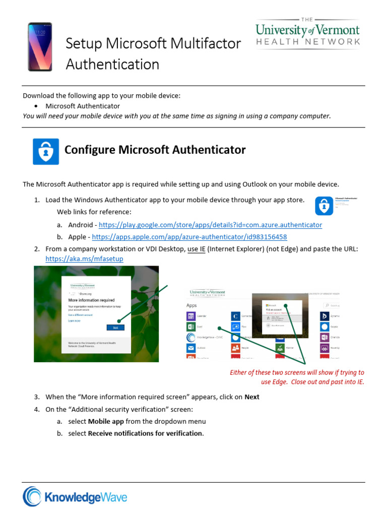 Instructions MFA Setup0 | PDF | Mobile App | Qr Code