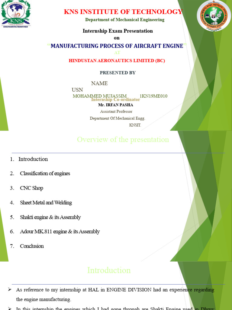 Kns Institute of Technology: Internship Exam Presentation On | PDF ...